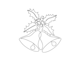 One Line Drawing Christmas Vector Images (over 1,400)
