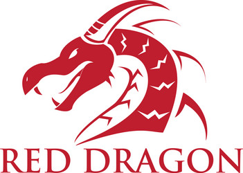 Simple dragon logo image Royalty Free Vector Image