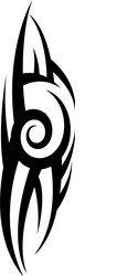 Tribal Neck Tattoo Vector Images (over 180)