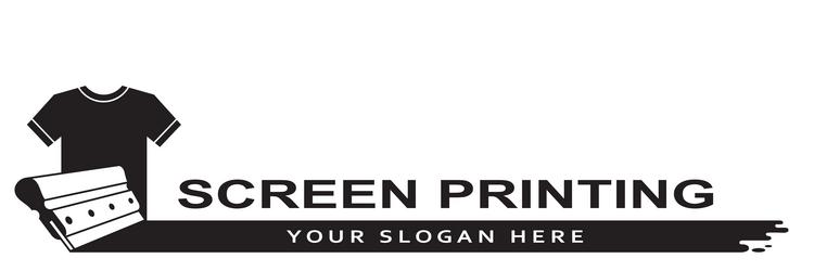 Colorful screen printing concept Royalty Free Vector Image