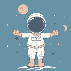 Racing in space Royalty Free Vector Image - VectorStock