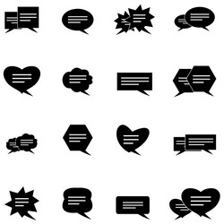 Messages icon set Royalty Free Vector Image - VectorStock
