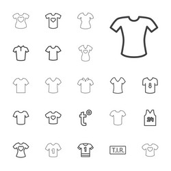 T icons Royalty Free Vector Image - VectorStock