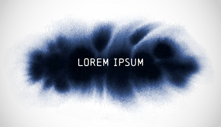 Abstract red ink wash painting on white background