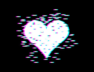 Glitch Heart Vector Images (over 370)