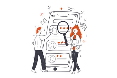 Hrm human resource management hris software Vector Image