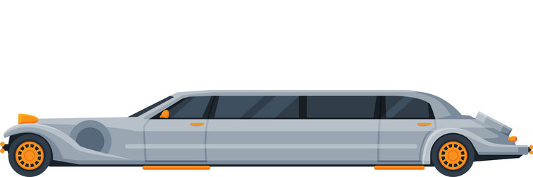 Retro and modern limousine cars collection Vector Image