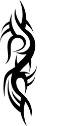 Tribal Neck Tattoo Vector Images (over 180)