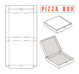 Pizza Box Die Cut Vector Images (84)