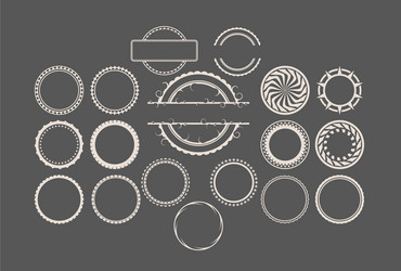 Seamless colorful circular calligraphy Royalty Free Vector