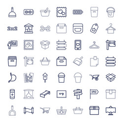 25 empty icons Royalty Free Vector Image - VectorStock