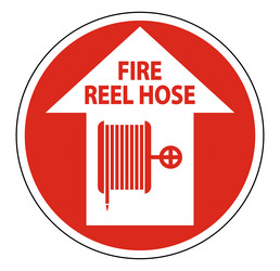 Dry fire hydrant sign on white background Vector Image