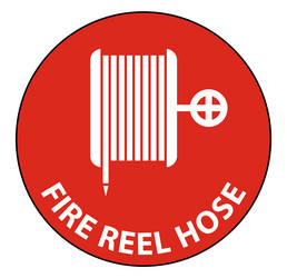 Dry fire hydrant sign on white background Vector Image