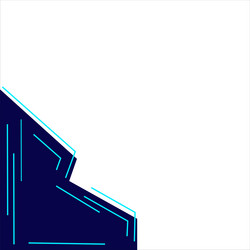 Modern tech corner Royalty Free Vector Image - VectorStock