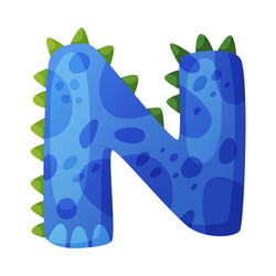 Animated Alphabet N