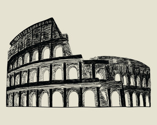 Roman Architecture Sketches Vector Images (over 850)