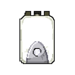 Gas water boiler game pixel art Royalty Free Vector Image