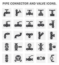 Pressure reducing regulator valve symbol icon Vector Image