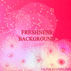 Freshness background Royalty Free Vector Image