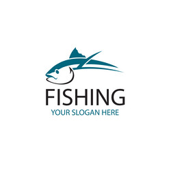 Hand drawn hawaiian fish hook logo design inspirat