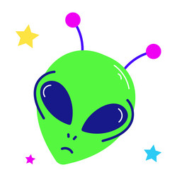 Clipart Free Alien Face