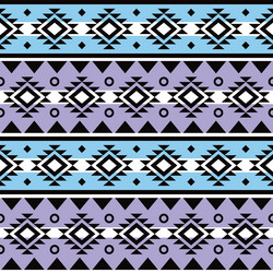 Aztec tribal geometric seamless two pattern Vector Image