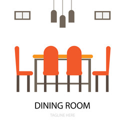 Dining room logo Royalty Free Vector Image - VectorStock