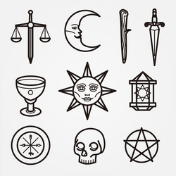 On the theme of mystic and esoteric Royalty Free Vector