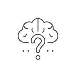 Confused process chaos line symbol tangled Vector Image