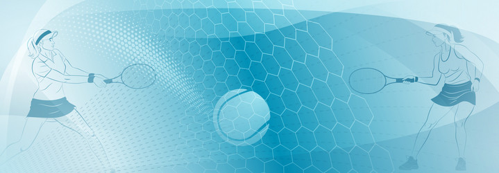 Tennis themed background Royalty Free Vector Image