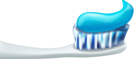 Toothpaste graphic design element isolated Vector Image