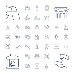 49 old icons Royalty Free Vector Image - VectorStock