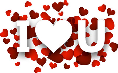 Paper love sign Royalty Free Vector Image - VectorStock