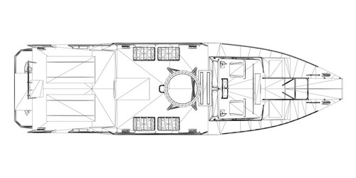Warship icon wireframe military ships and naval Vector Image
