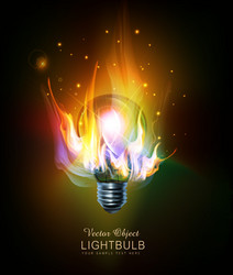 Fire poster Royalty Free Vector Image - VectorStock