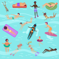 Surf black sea travel seamless pattern Royalty Free Vector