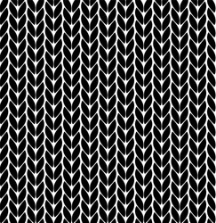 Knitting pattern texture seamless Royalty Free Vector Image