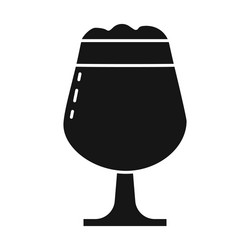 Glass and pint symbol Royalty Free Vector Image