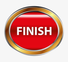 Finish button Royalty Free Vector Image - VectorStock