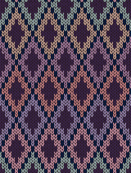 Seamless jacquard knitted pattern Royalty Free Vector Image