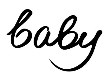 Baby Cursive Vector Images (over 240)