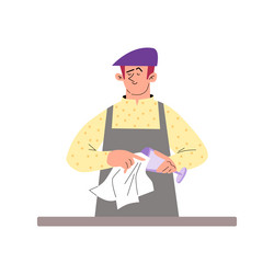 Man Behind Counter Vector Images (over 160)