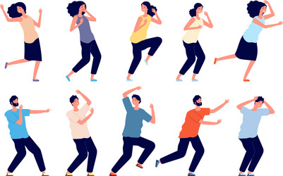 People Panic Vector Images (over 5,100)