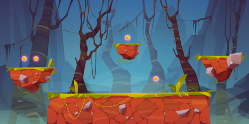 2d Platform Game Background