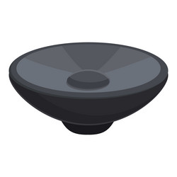 Woofer hi fi icon cartoon auto car stereo Vector Image