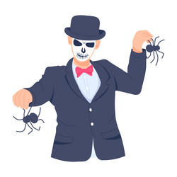 Evil character Royalty Free Vector Image - VectorStock