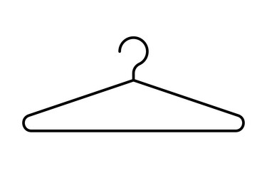 Hanger icon or dressing room Royalty Free Vector Image