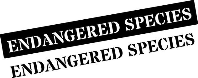 Endangered Animals Sign