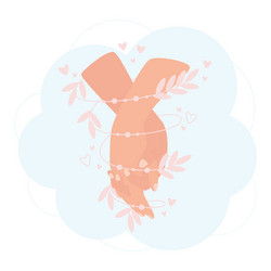 Abstract Two Hands Vector Images (over 5,800)