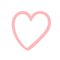 Valentine love heart claws scratch Royalty Free Vector Image